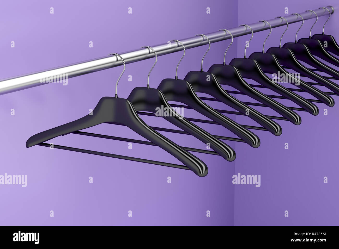 Purple plastic hanger clothes hi-res stock photography and images - Alamy
