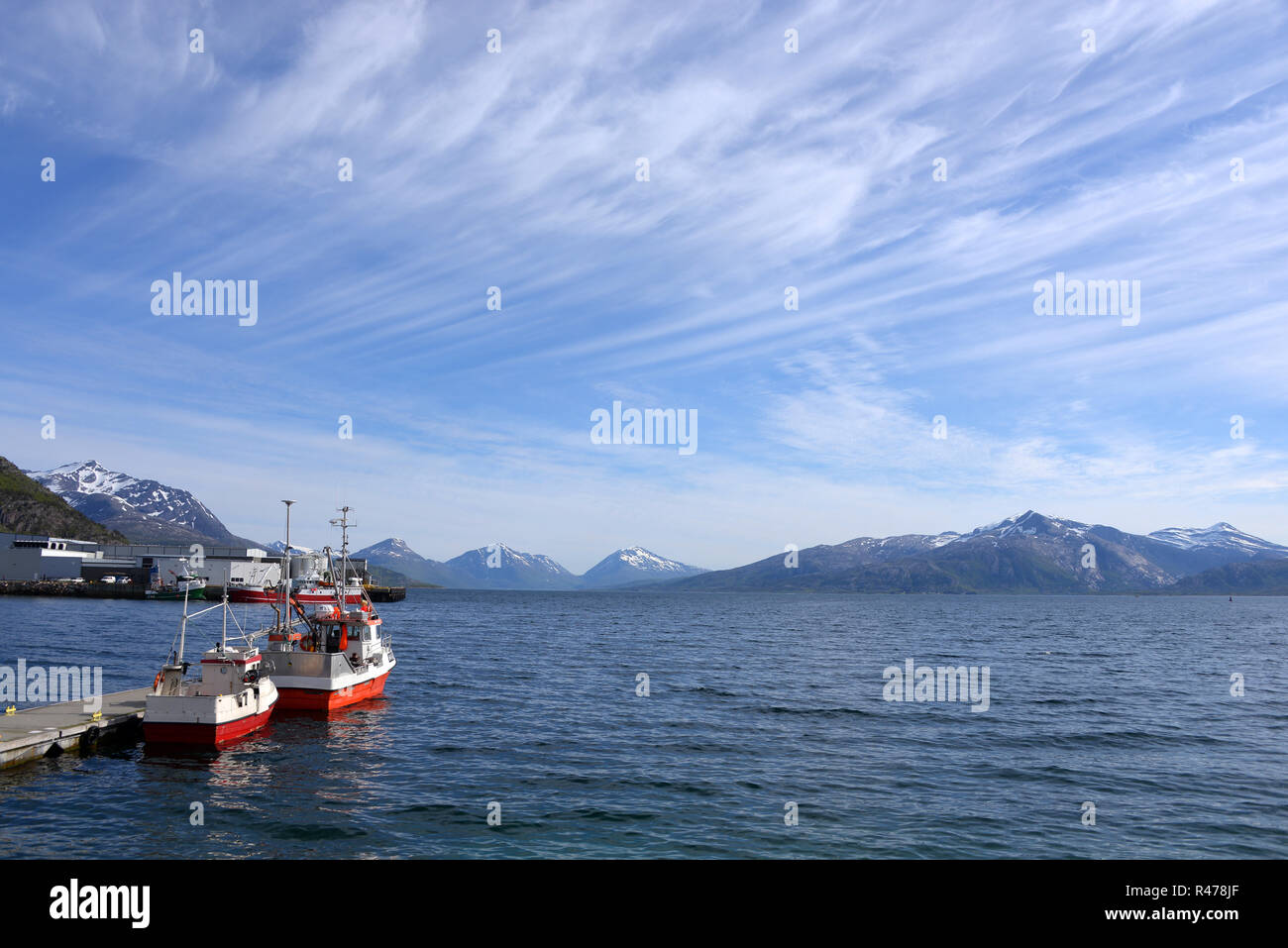 fishing in lodingen Stock Photo - Alamy