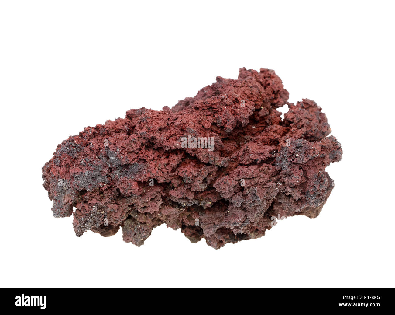 Lava stone volcanic texture detail Cut Out Stock Images & Pictures - Alamy