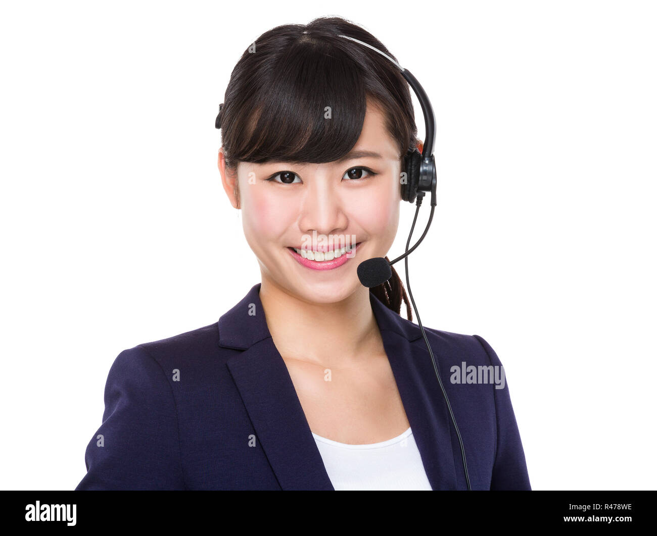 Customer services officer Stock Photo - Alamy