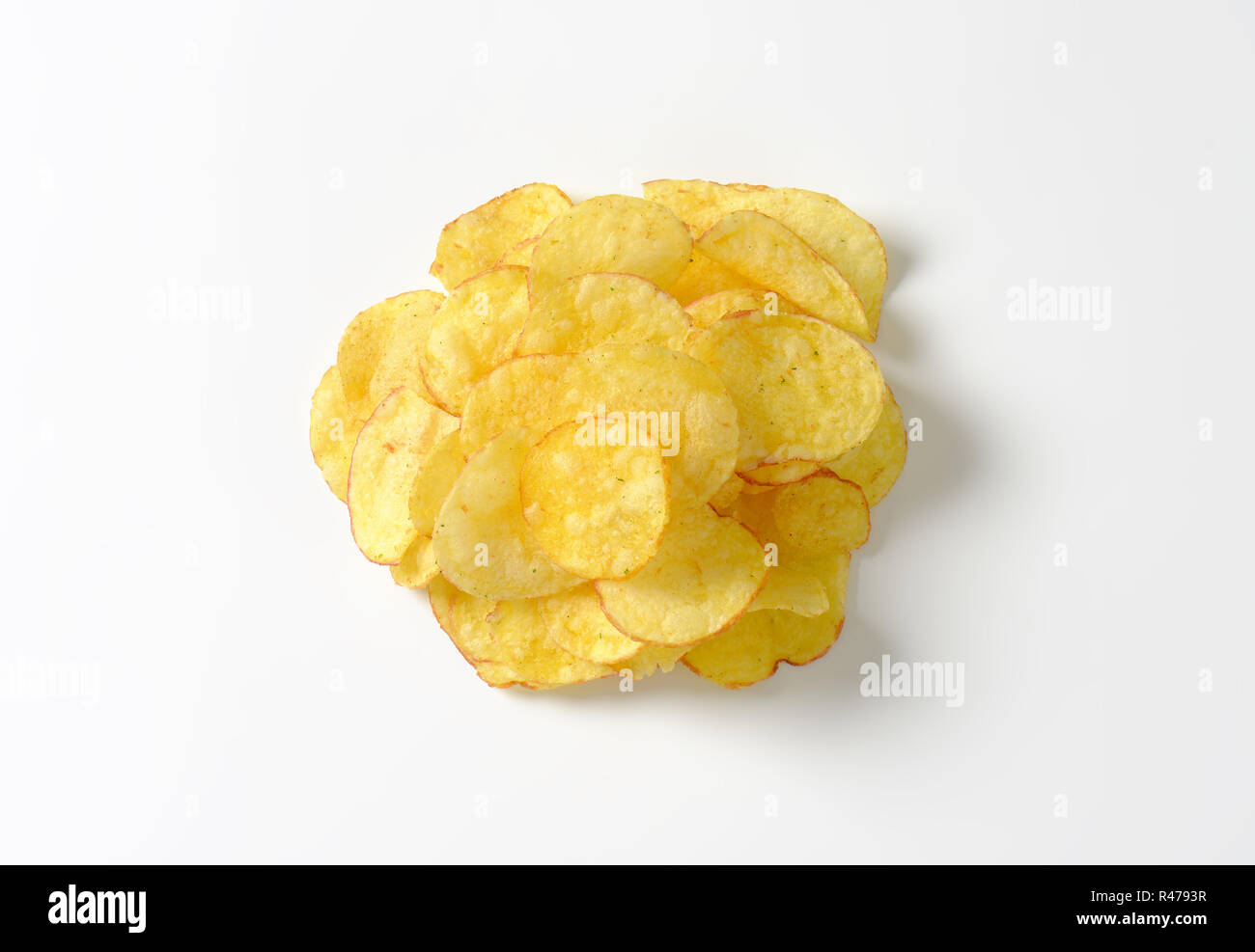Heap of potato chips Stock Photo - Alamy