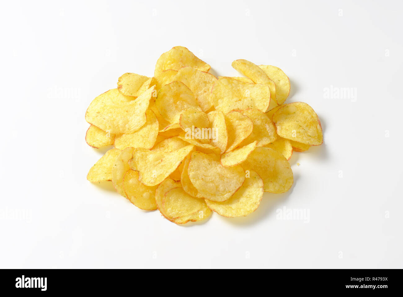 Heap of potato chips Stock Photo - Alamy