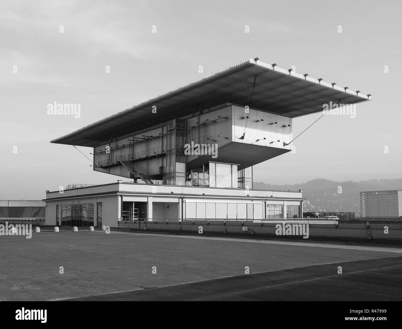 Torino lingotto renzo piano Black and White Stock Photos & Images - Alamy