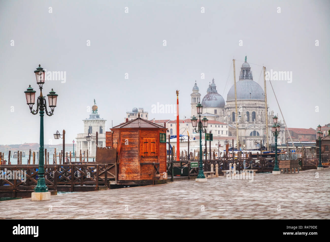 Di Santa Maria della Salute as seen from San Marco square Stock Photo ...
