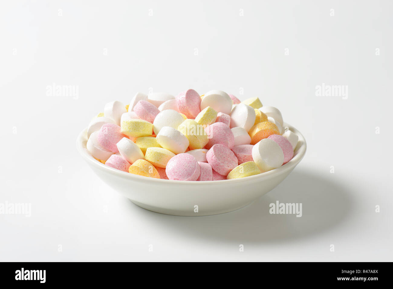 Fruit flavor pressed sugar candy Stock Photo - Alamy
