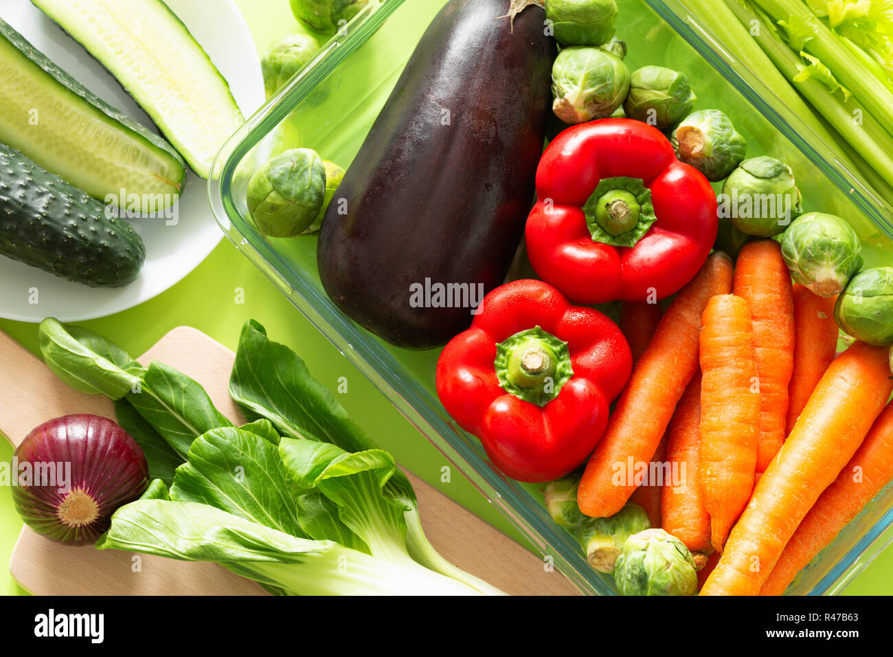 fresh healthy vegetables Stock Photo - Alamy