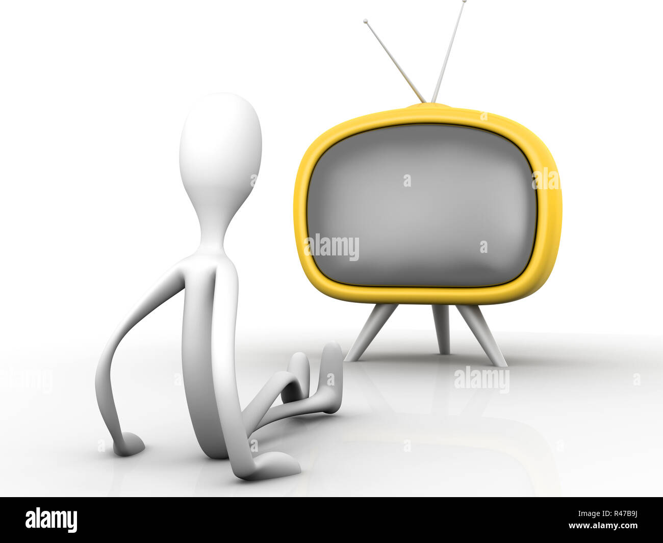 Retro tv comic cartoon hi-res stock photography and images - Alamy