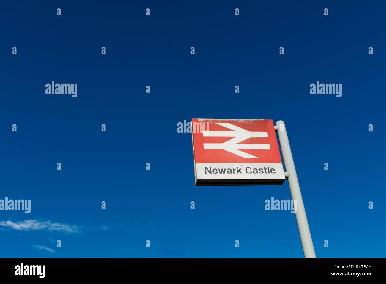 Train Platform Newark Northgate Station High Resolution Stock ...
