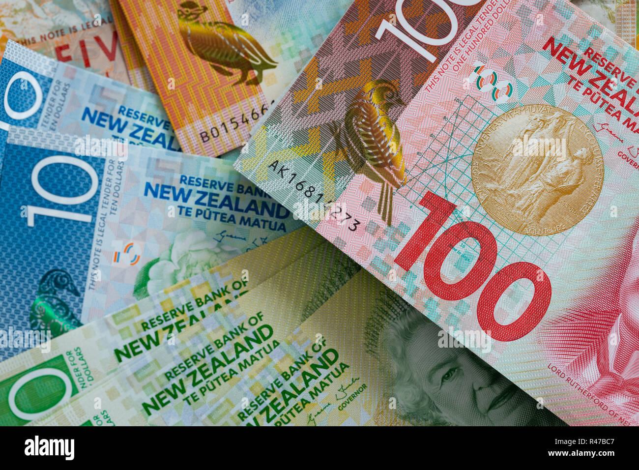 New Zealand dollars Stock Photo - Alamy