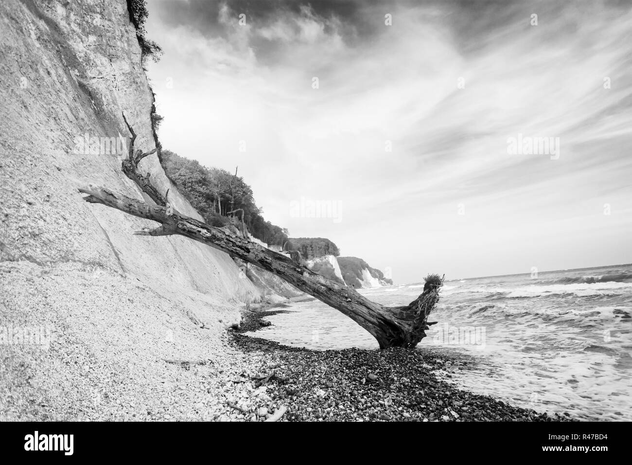 Cliff collapsing Black and White Stock Photos & Images - Alamy