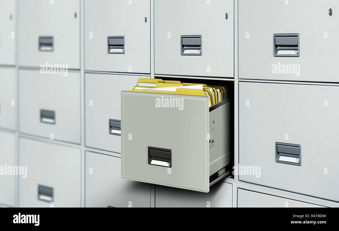 Filing cabinet full hi-res stock photography and images - Alamy
