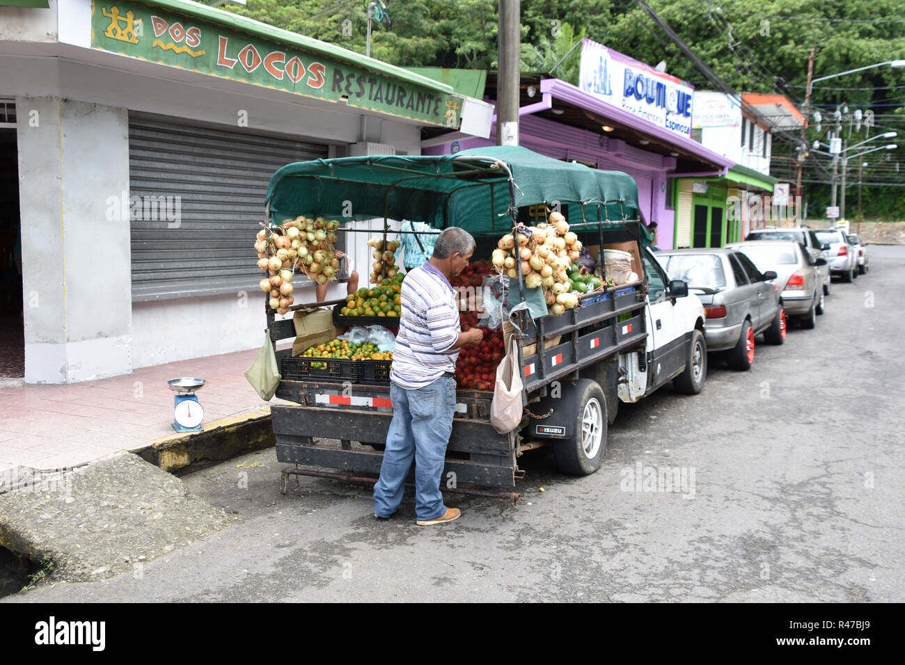 Quepos sign costa rica hi-res stock photography and images - Alamy