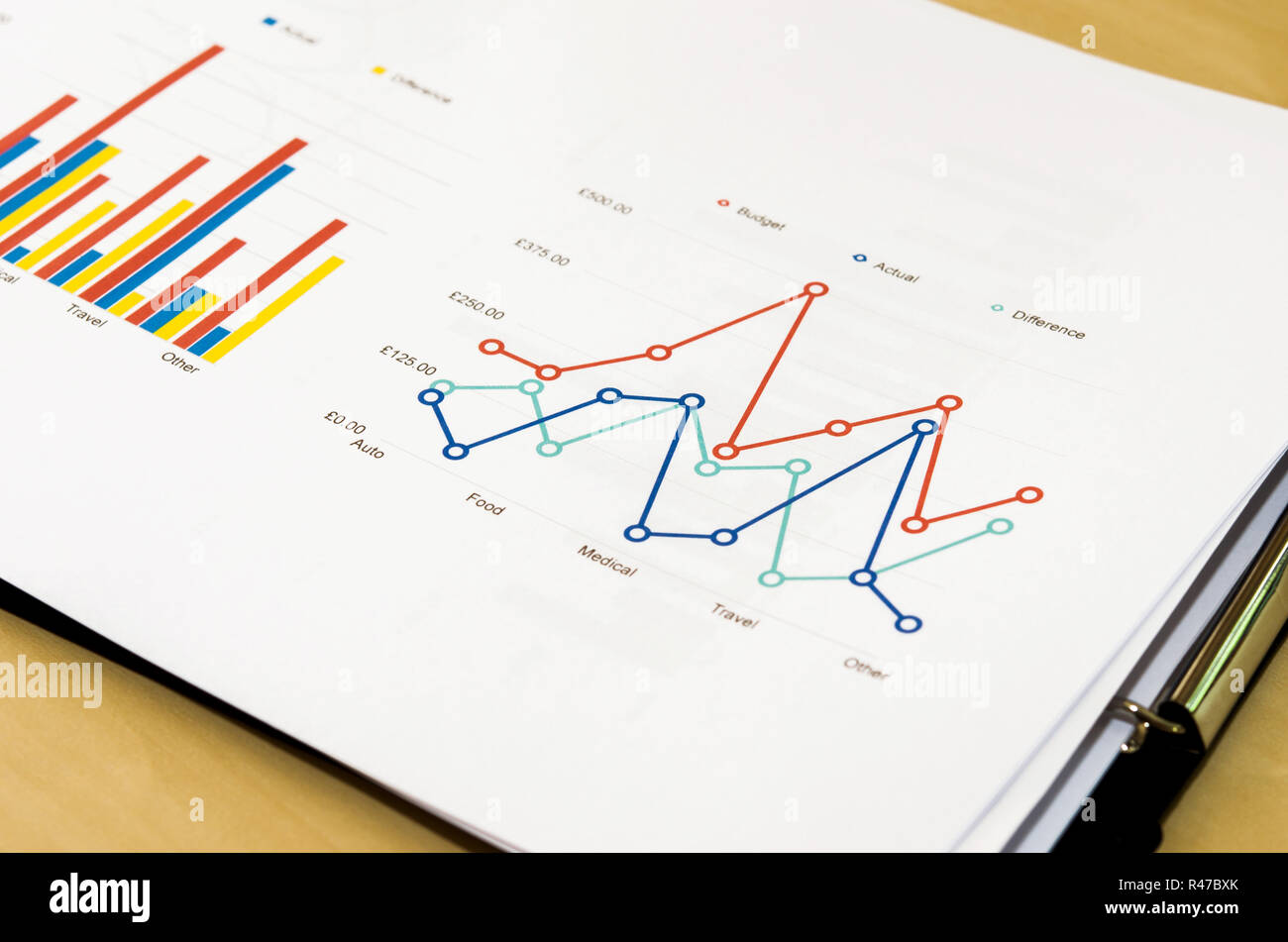 graphs and charts Stock Photo - Alamy
