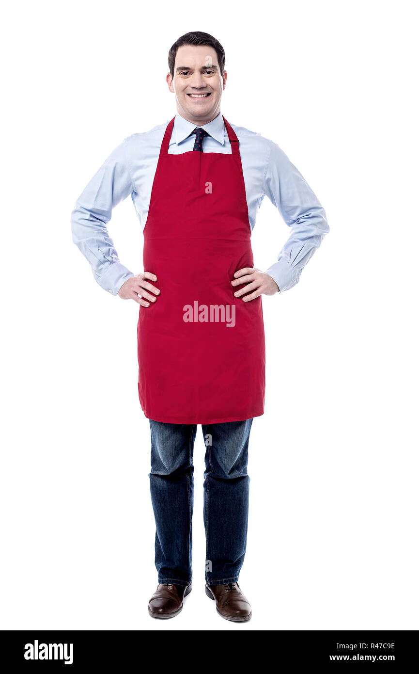 Fashion model posing as a chef hi-res stock photography and images - Alamy