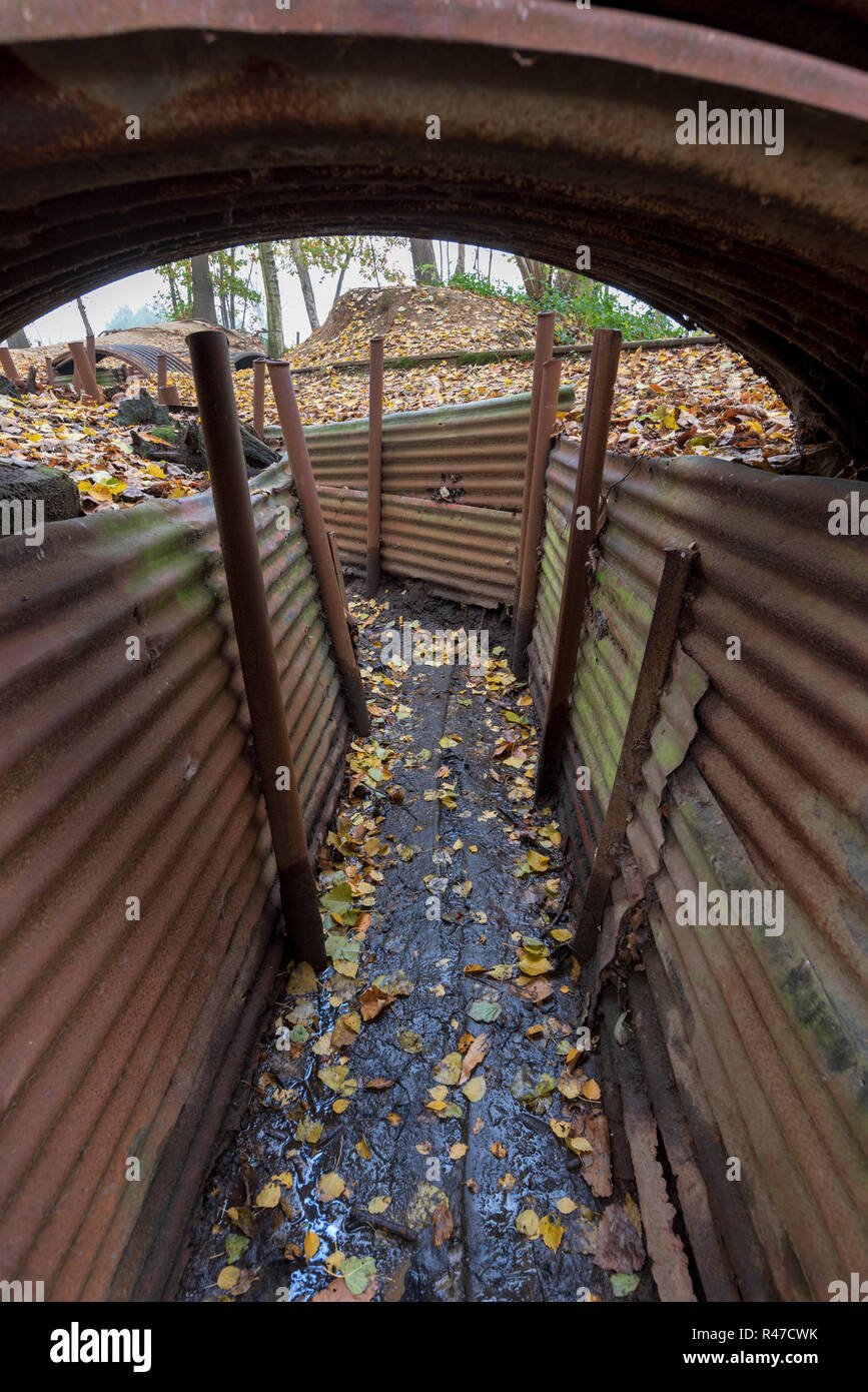 Ww1 Trench Inside High Resolution Stock Photography and Images - Alamy