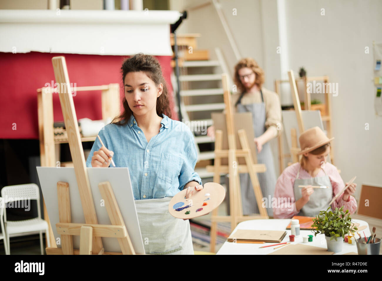 Classroom painting fine art hi-res stock photography and images - Alamy