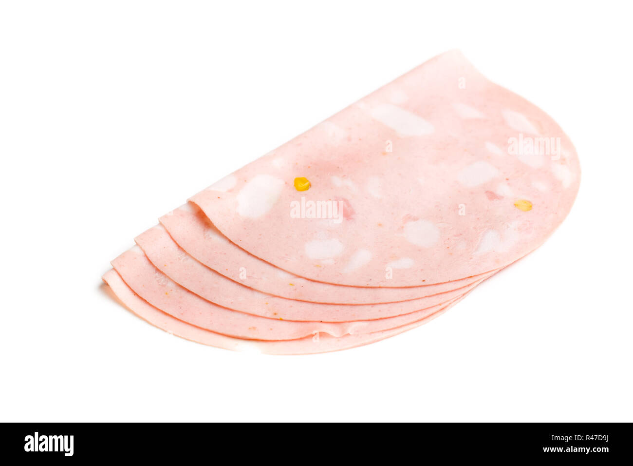 Mortadella ham Cut Out Stock Images & Pictures - Alamy
