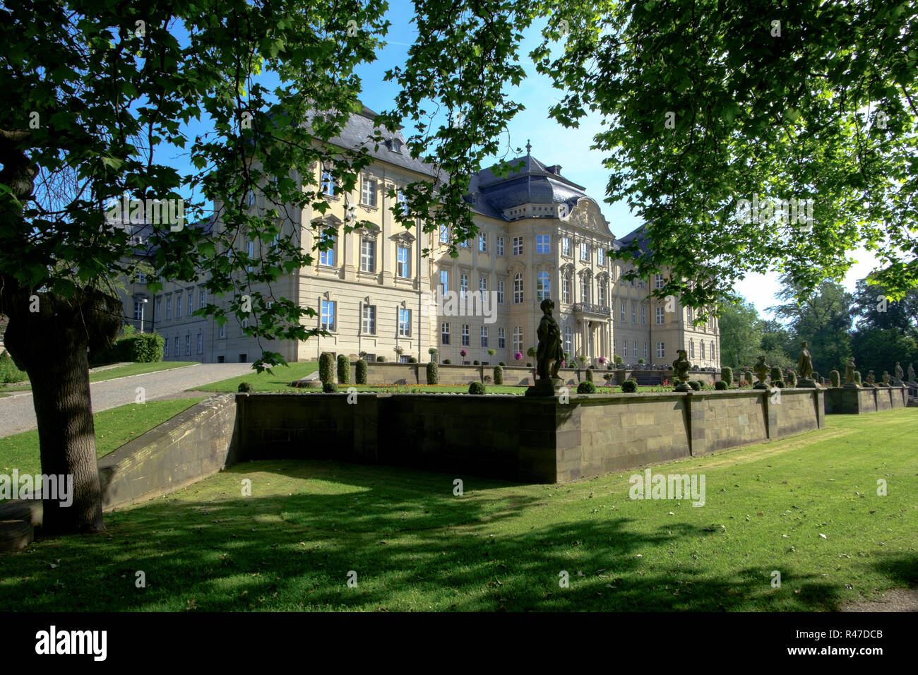 castle and castle park werneck,unterfranken,bavaria,germany Stock Photo ...