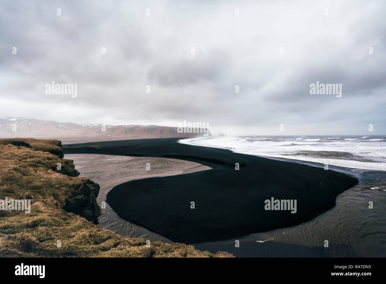 Coastal landscape in Iceland Stock Photo - Alamy