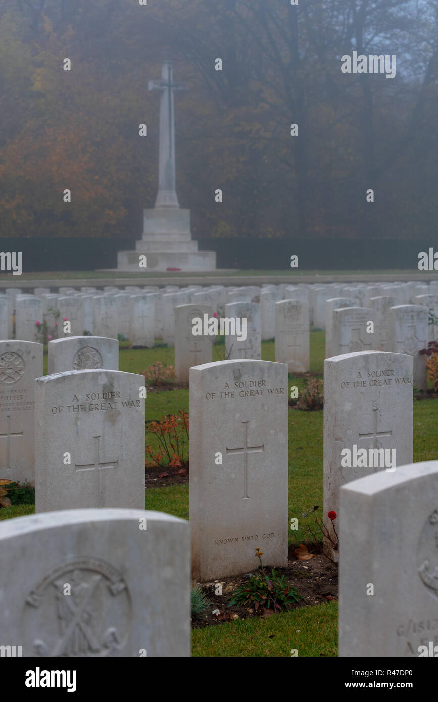Connaught British cemetery, the Somme, France Stock Photo - Alamy