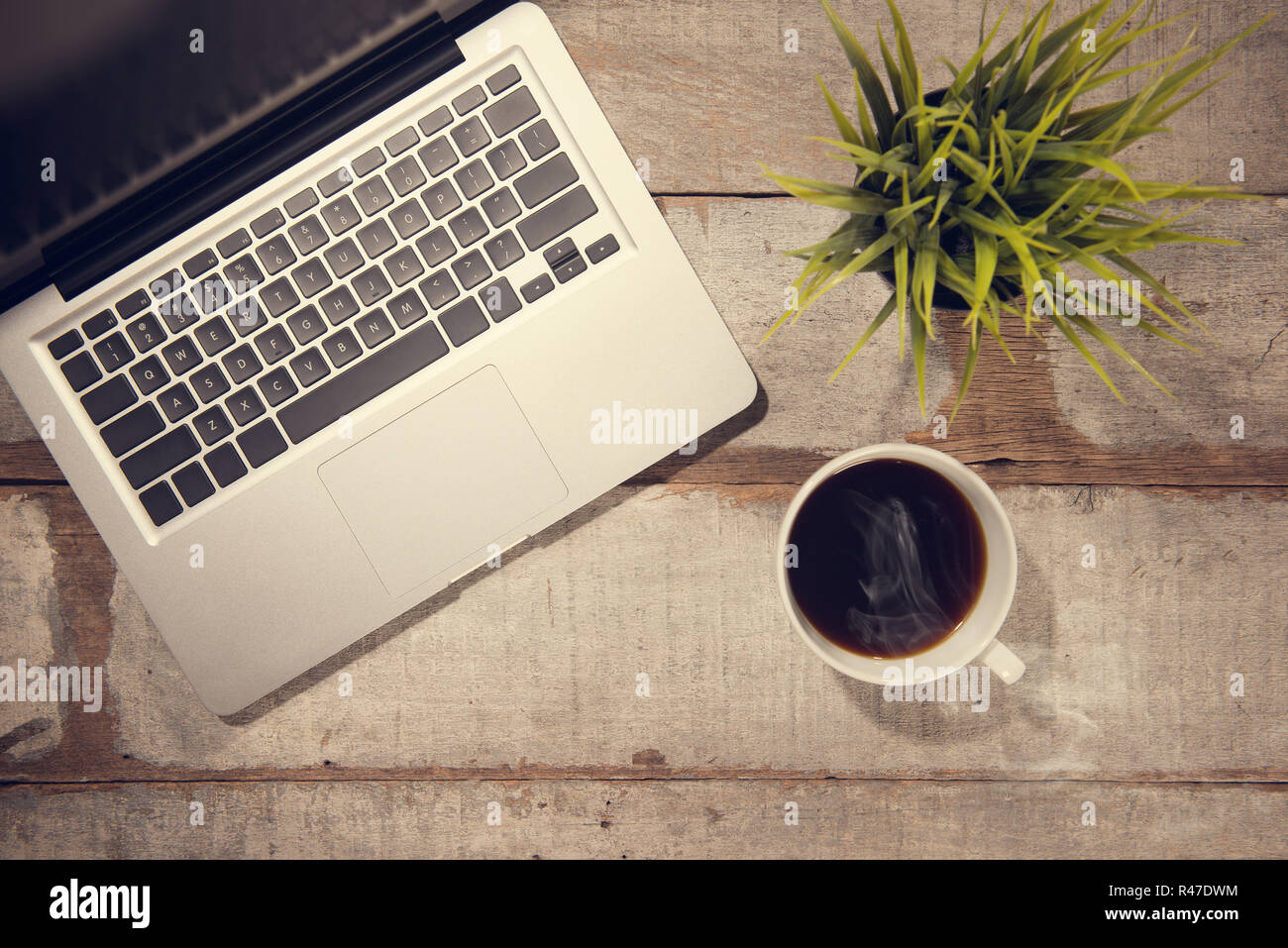Working bench top view Stock Photo - Alamy