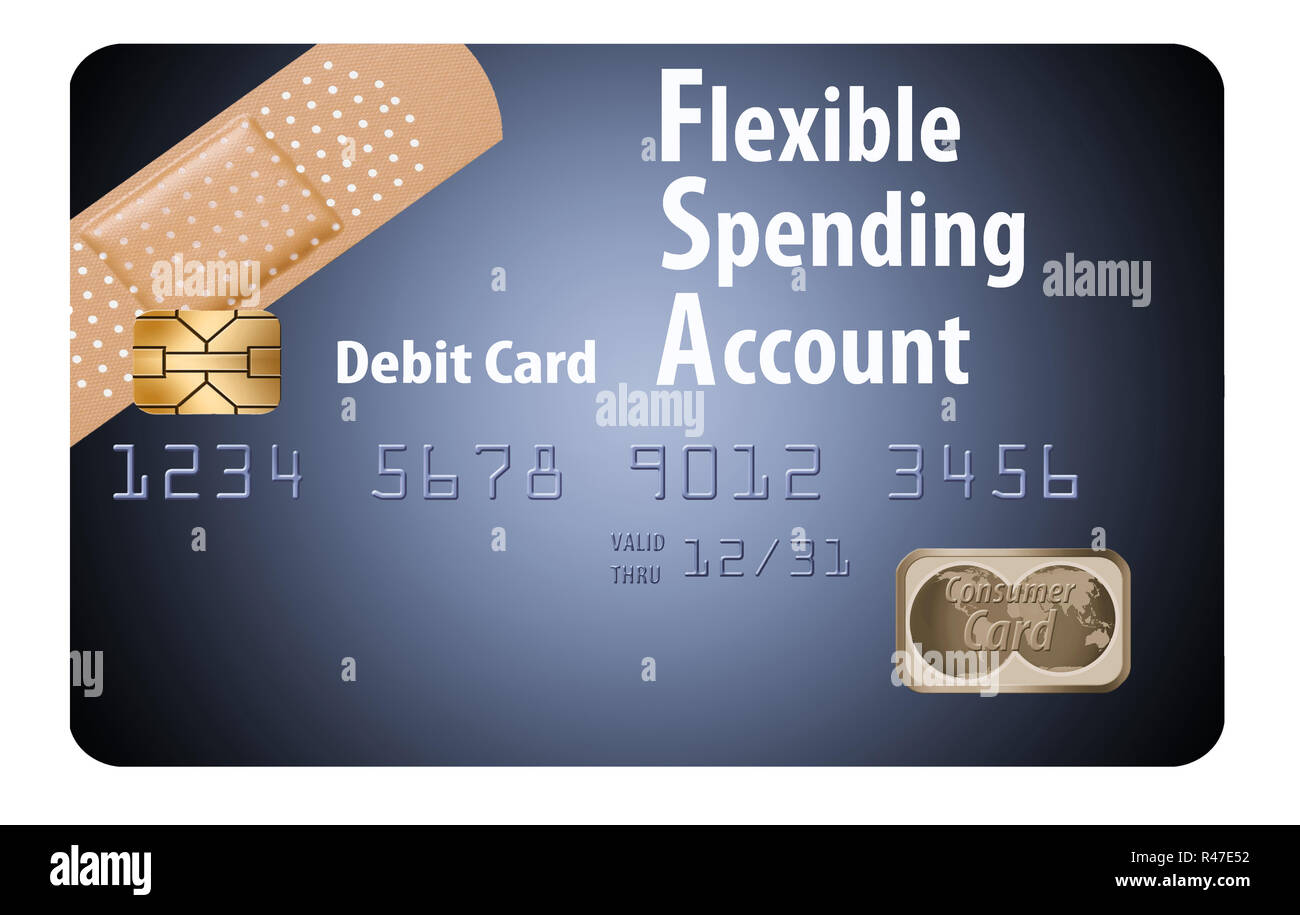 Flexible spending account debit card Cut Out Stock Images & Pictures ...