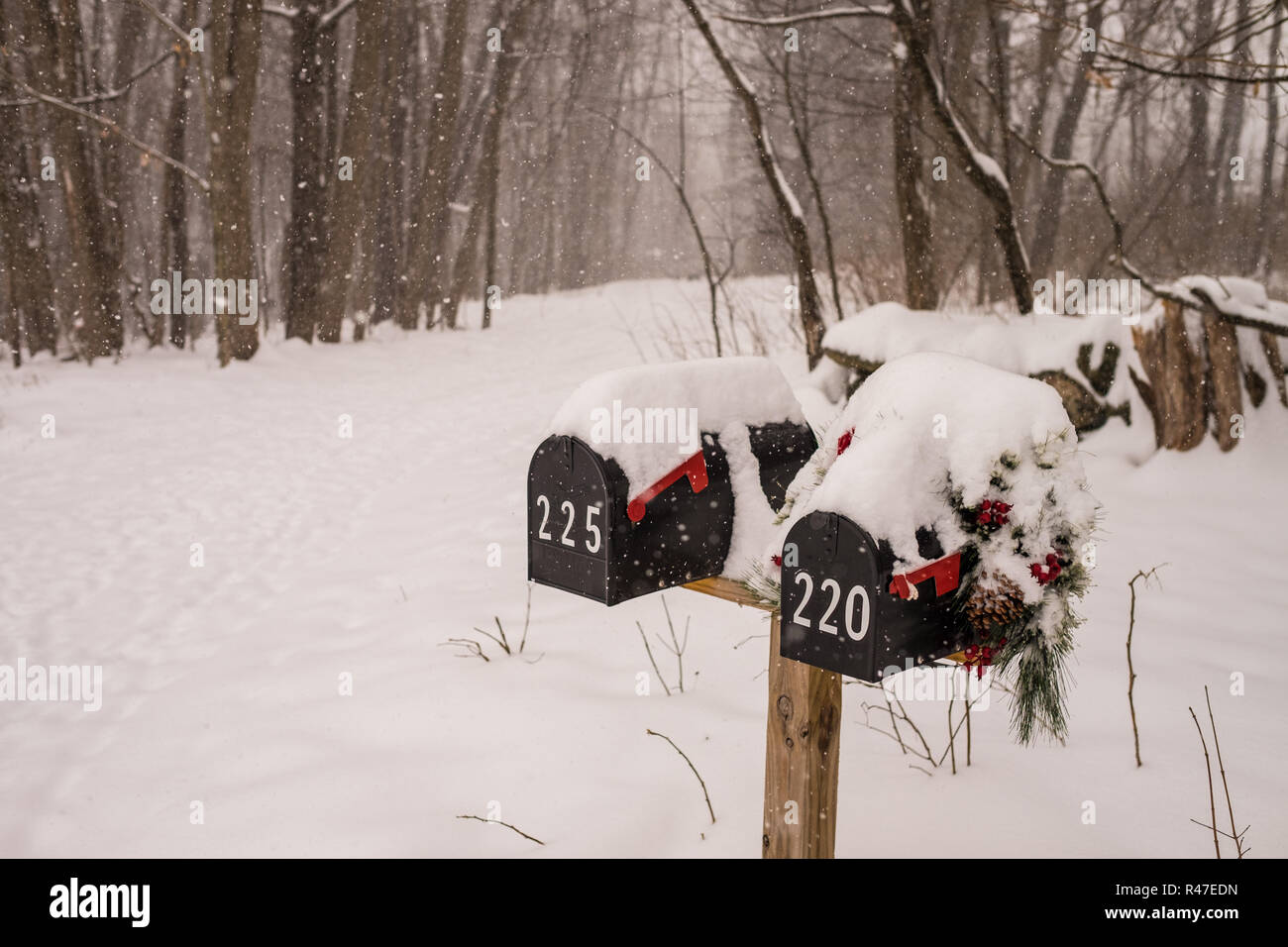 Decorated rural mailboxes Stock Photo - Alamy