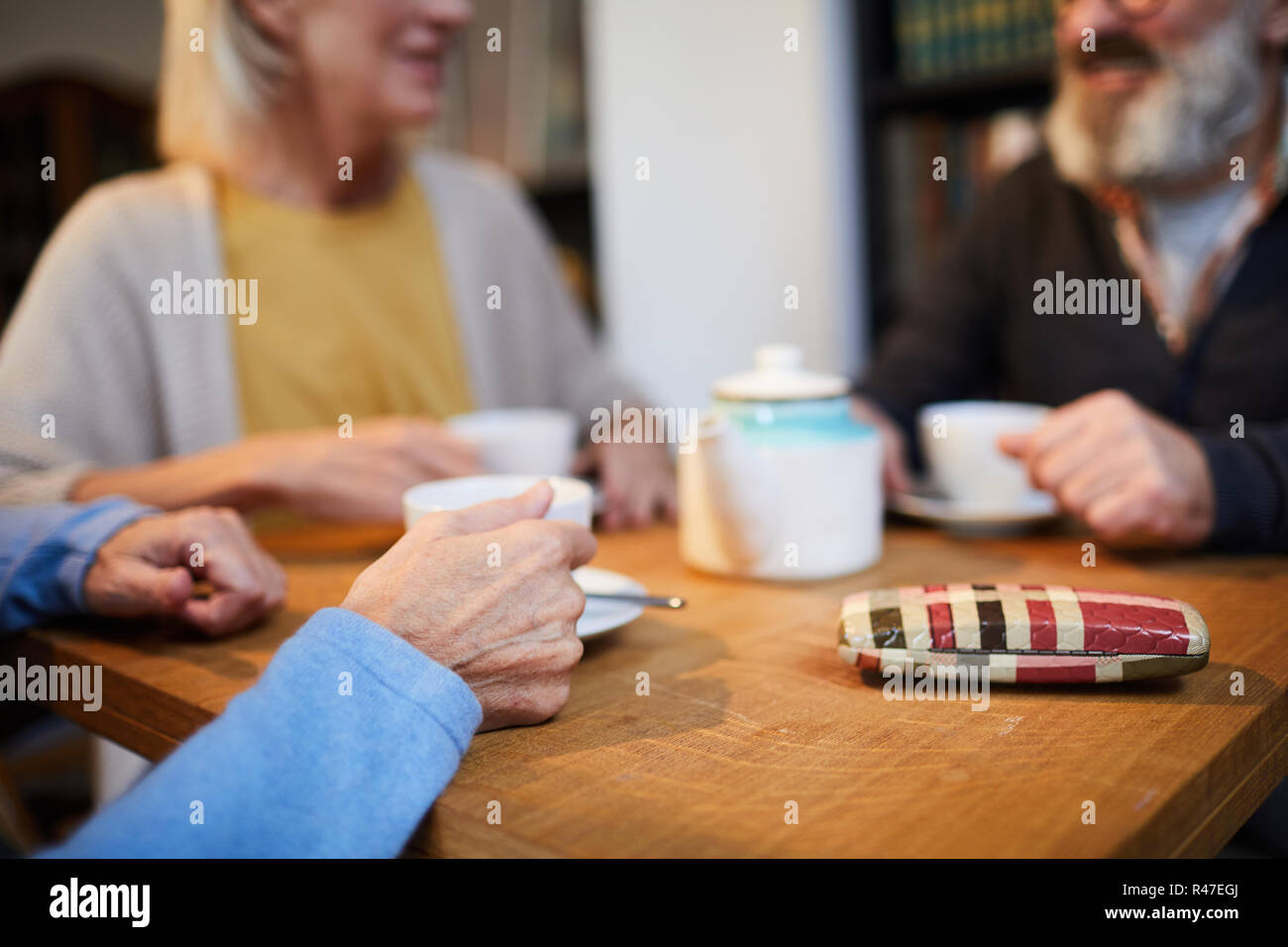 Humans in cafe Stock Photo - Alamy