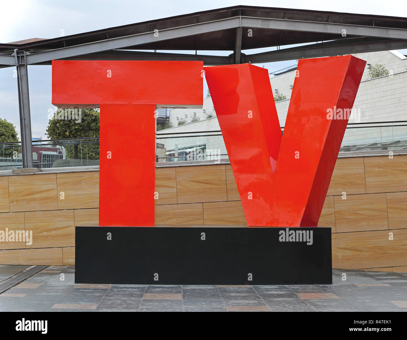 Tv letters hi-res stock photography and images - Alamy