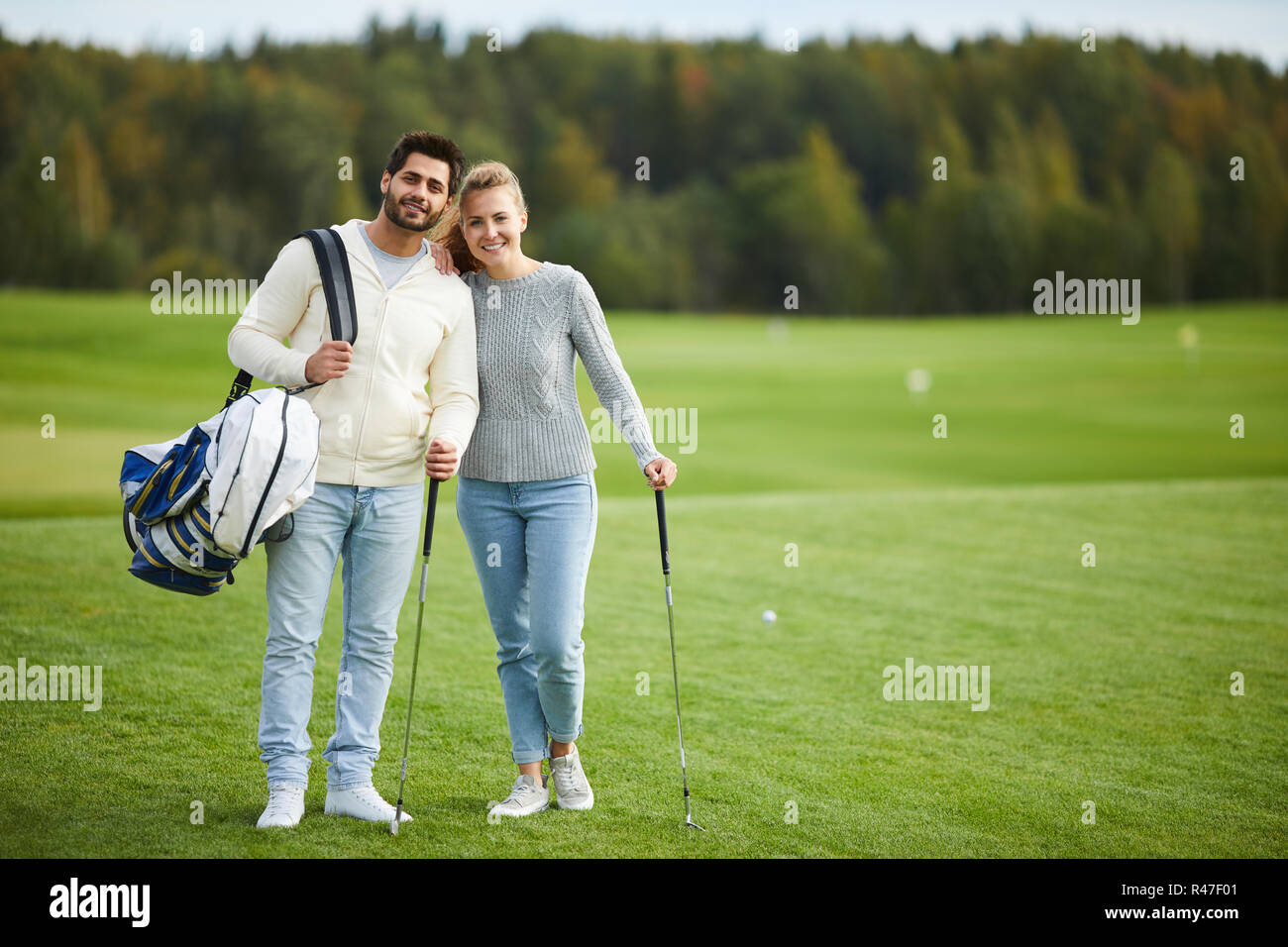 Happy golfers hi-res stock photography and images - Alamy