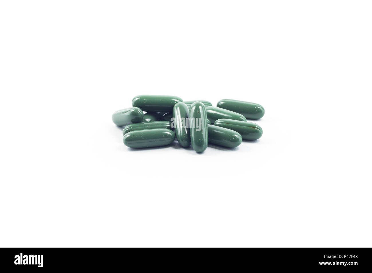 Front view white pills Cut Out Stock Images & Pictures - Alamy