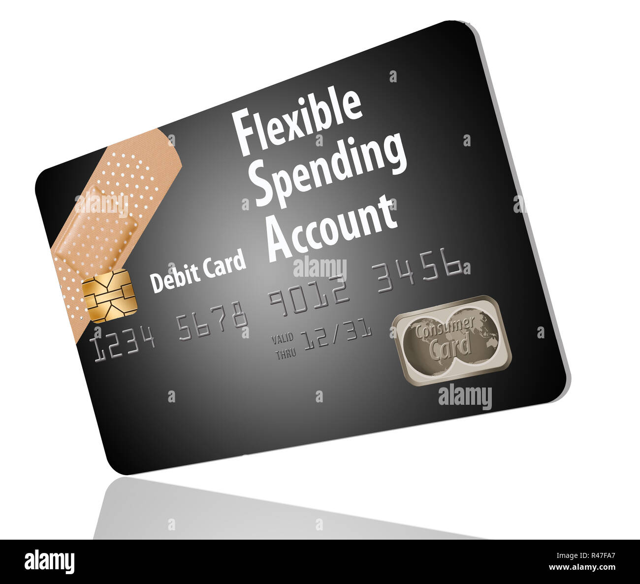 A Flexible Spending Account debit card is pictured here Stock Photo - Alamy
