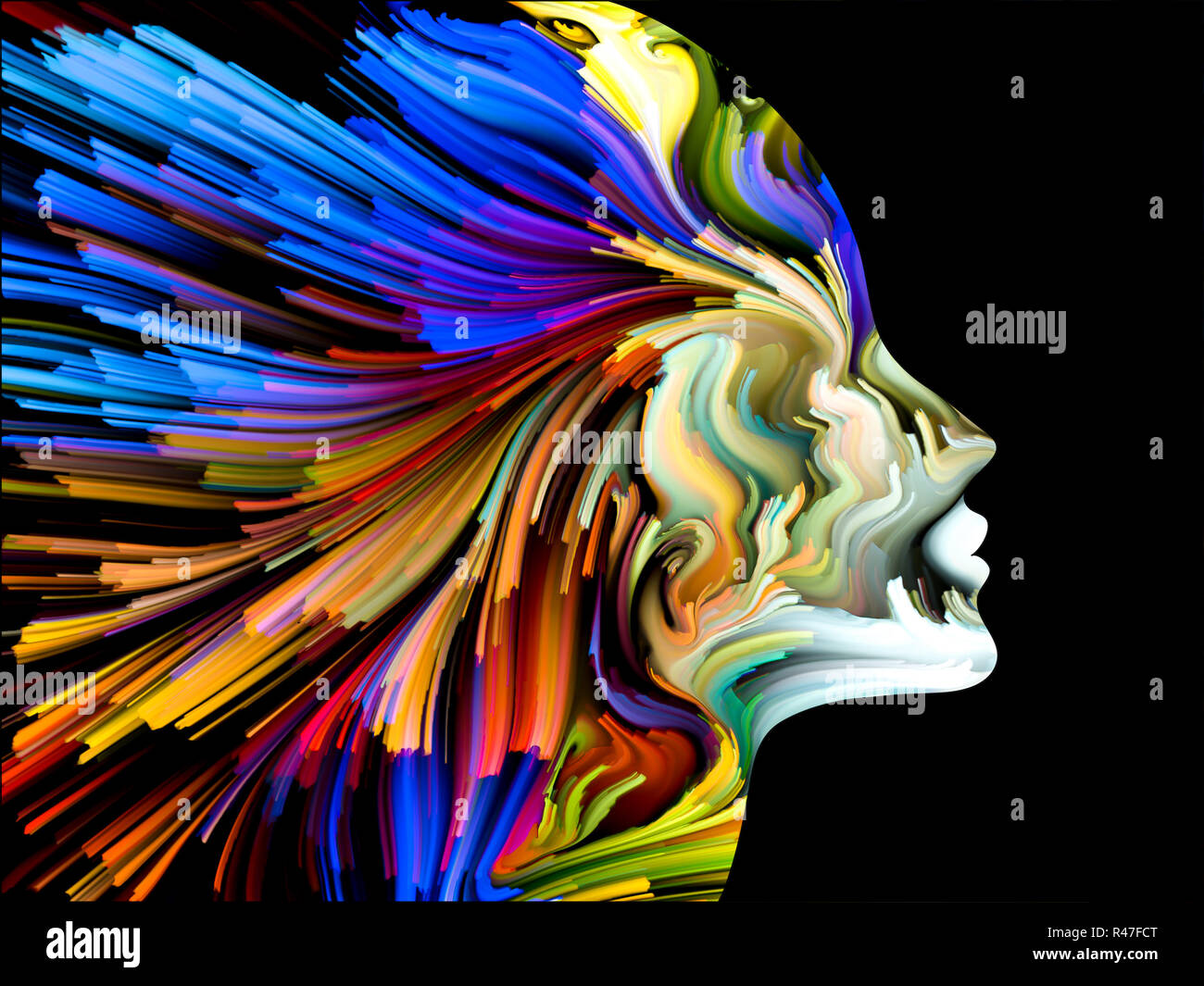Mind Painting Backdrop Stock Photo - Alamy