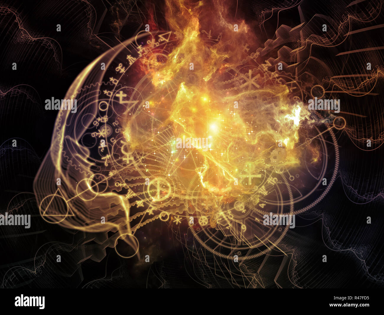 Game of Inner Geometry Stock Photo - Alamy
