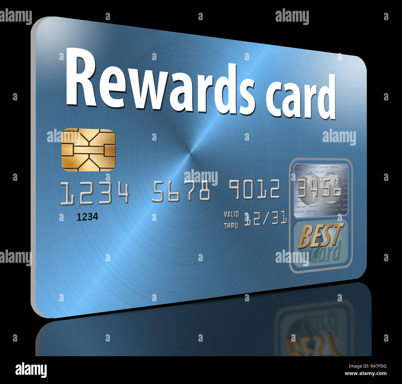 Here is a rewards credit card that is generic. It offers perks and ...