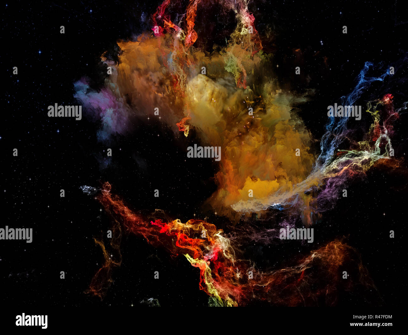 Visualization of Dream Space Stock Photo - Alamy