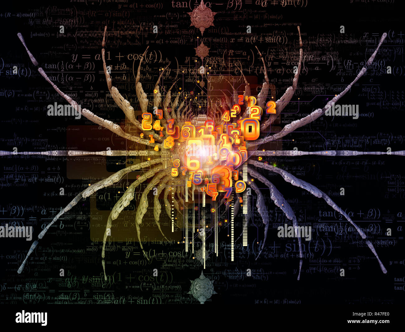 Paradigm of Math Design Stock Photo - Alamy