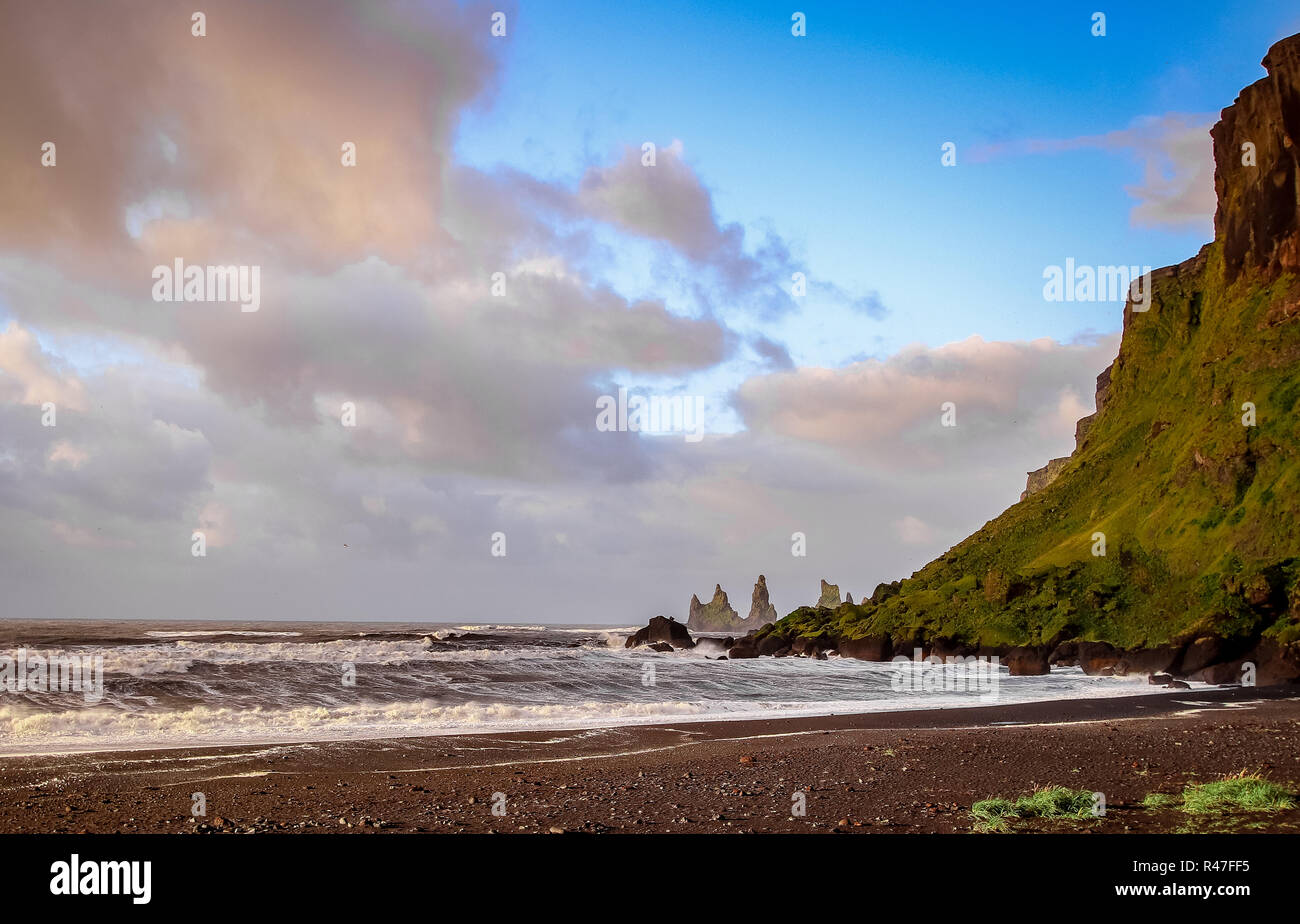 Aerial view of vik beach hi-res stock photography and images - Alamy