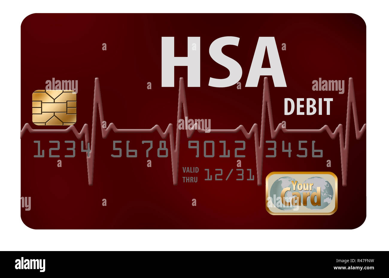 A Health Savings Account debit card is pictured here. HSA, health ...