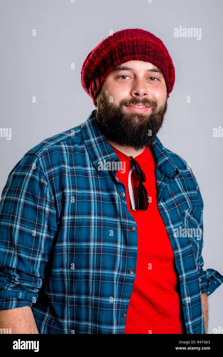 Bald man face with beard and sunglasses hi-res stock photography and ...