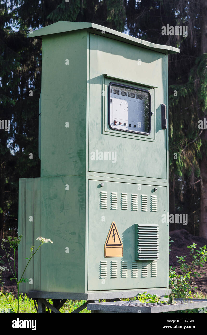 electrical panel for outdoor installations Stock Photo - Alamy