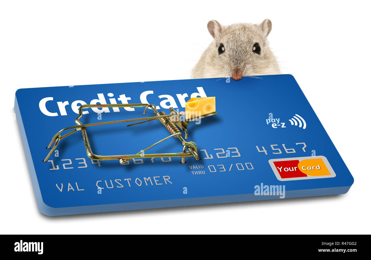 Mouse trap illustration Cut Out Stock Images & Pictures - Alamy