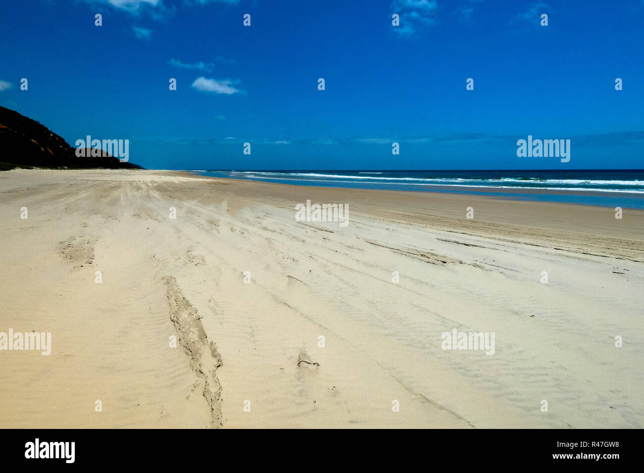 White Sandy Australian Beach Stock Photo - Alamy
