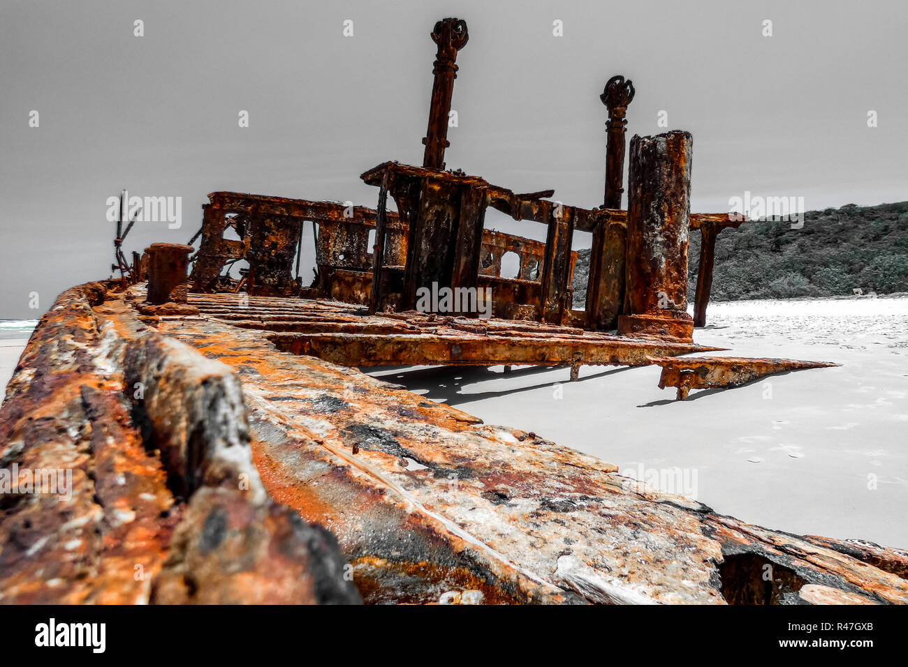 Rusted shipwreck hi-res stock photography and images - Alamy