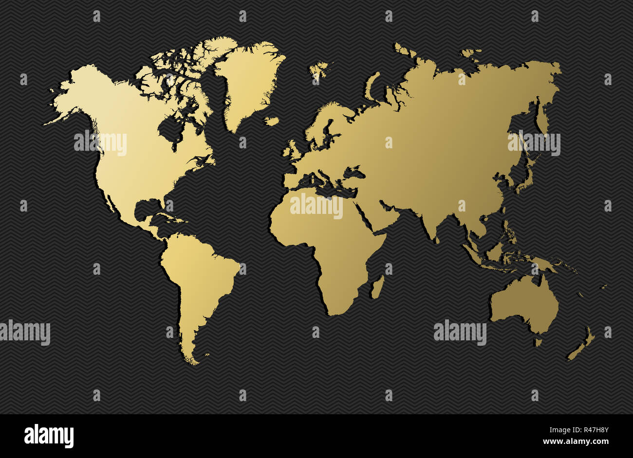 World map gold earth blank empty globe Stock Photo - Alamy