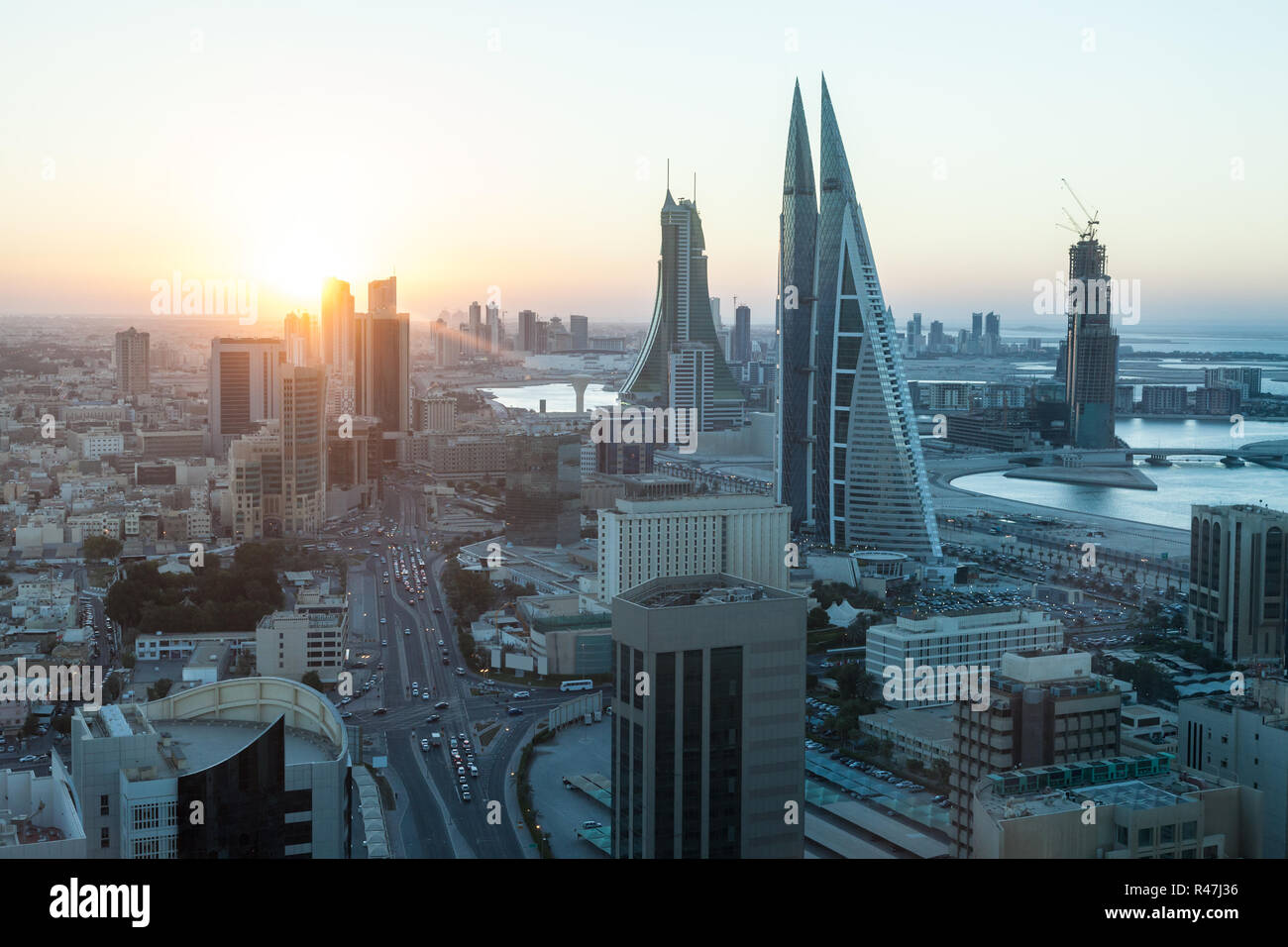 Manama, bahrain aerial hi-res stock photography and images - Alamy