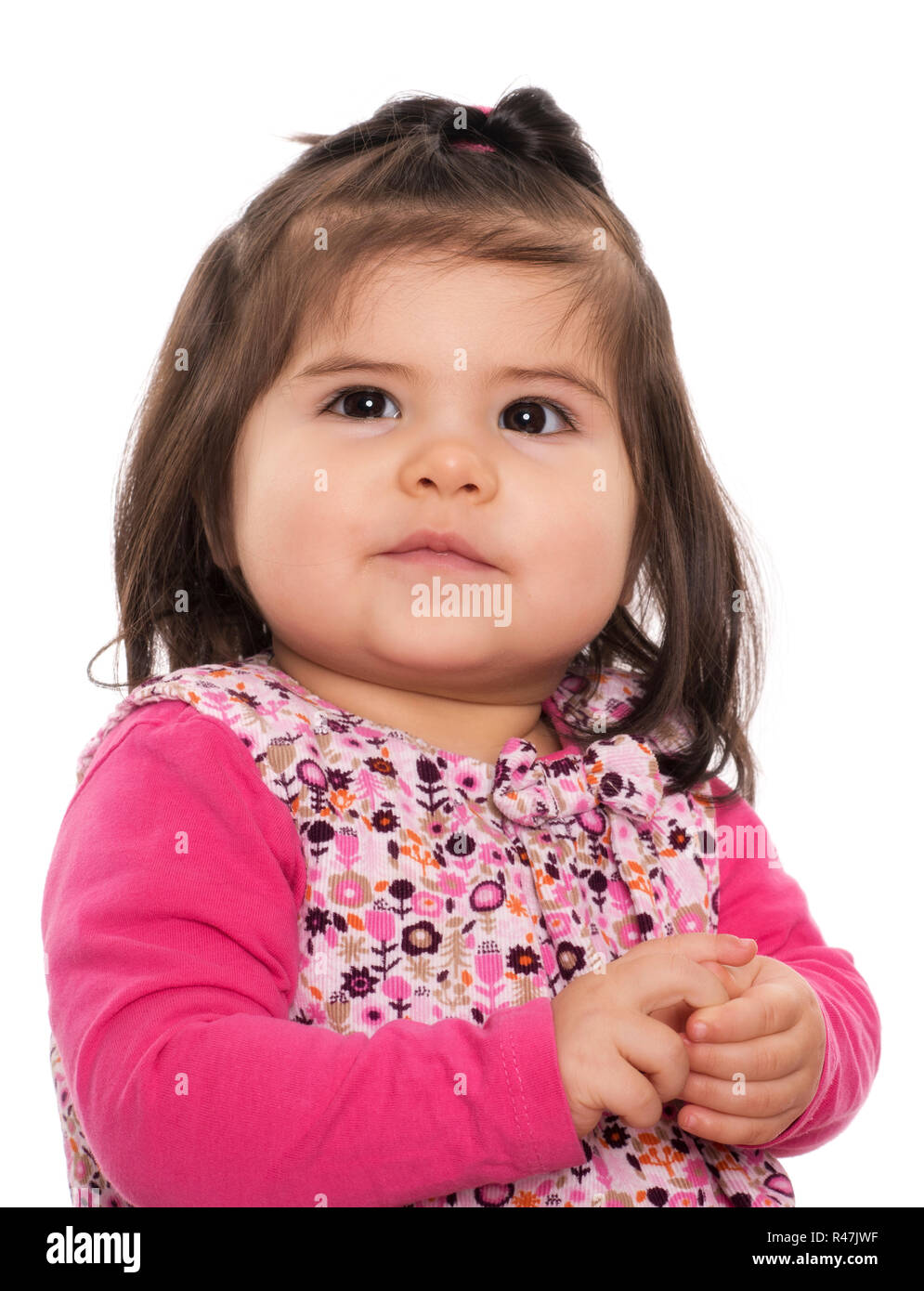 toddler with almond eyes in portrait Stock Photo - Alamy
