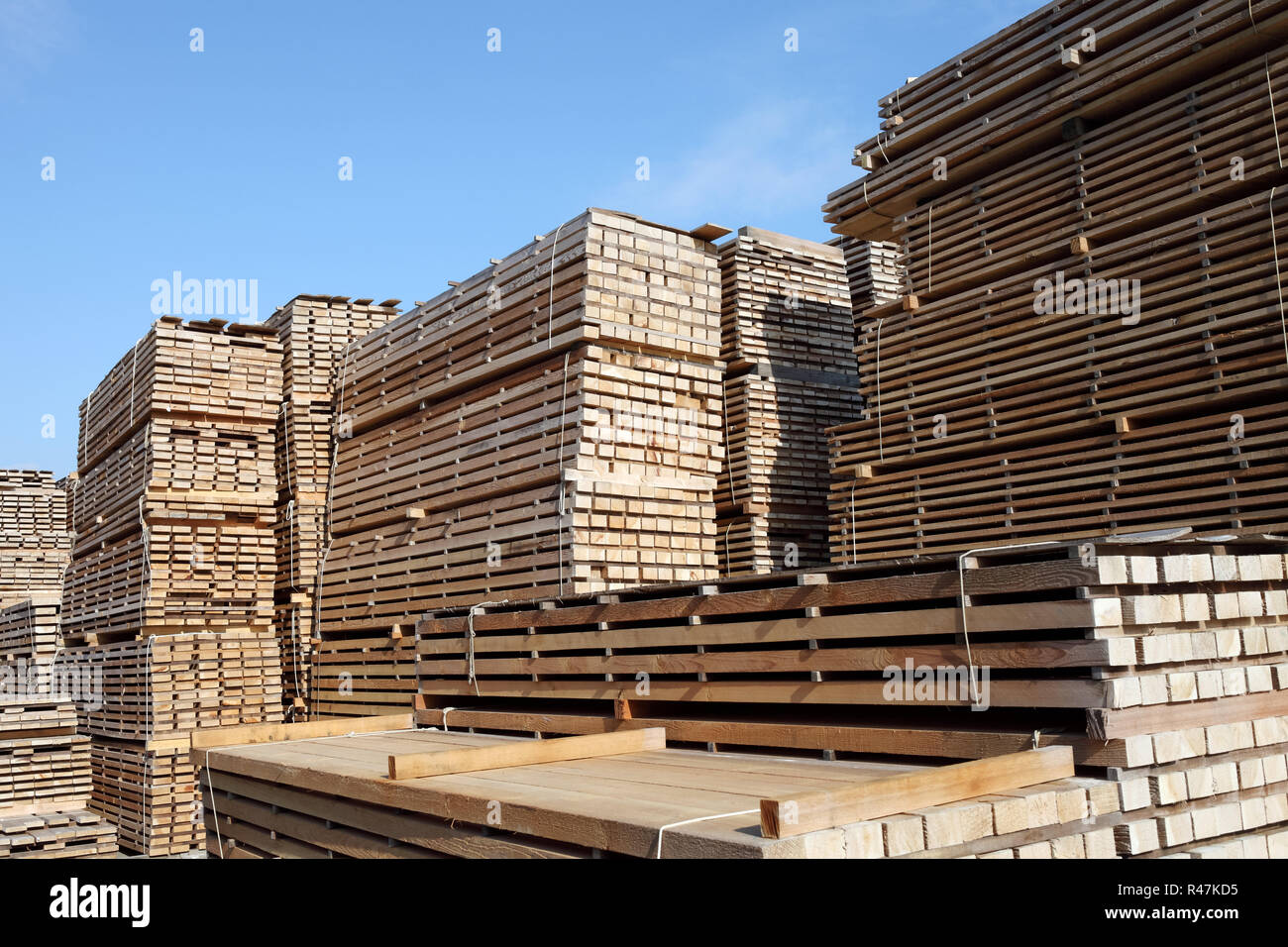 Stack Of Wood Boards