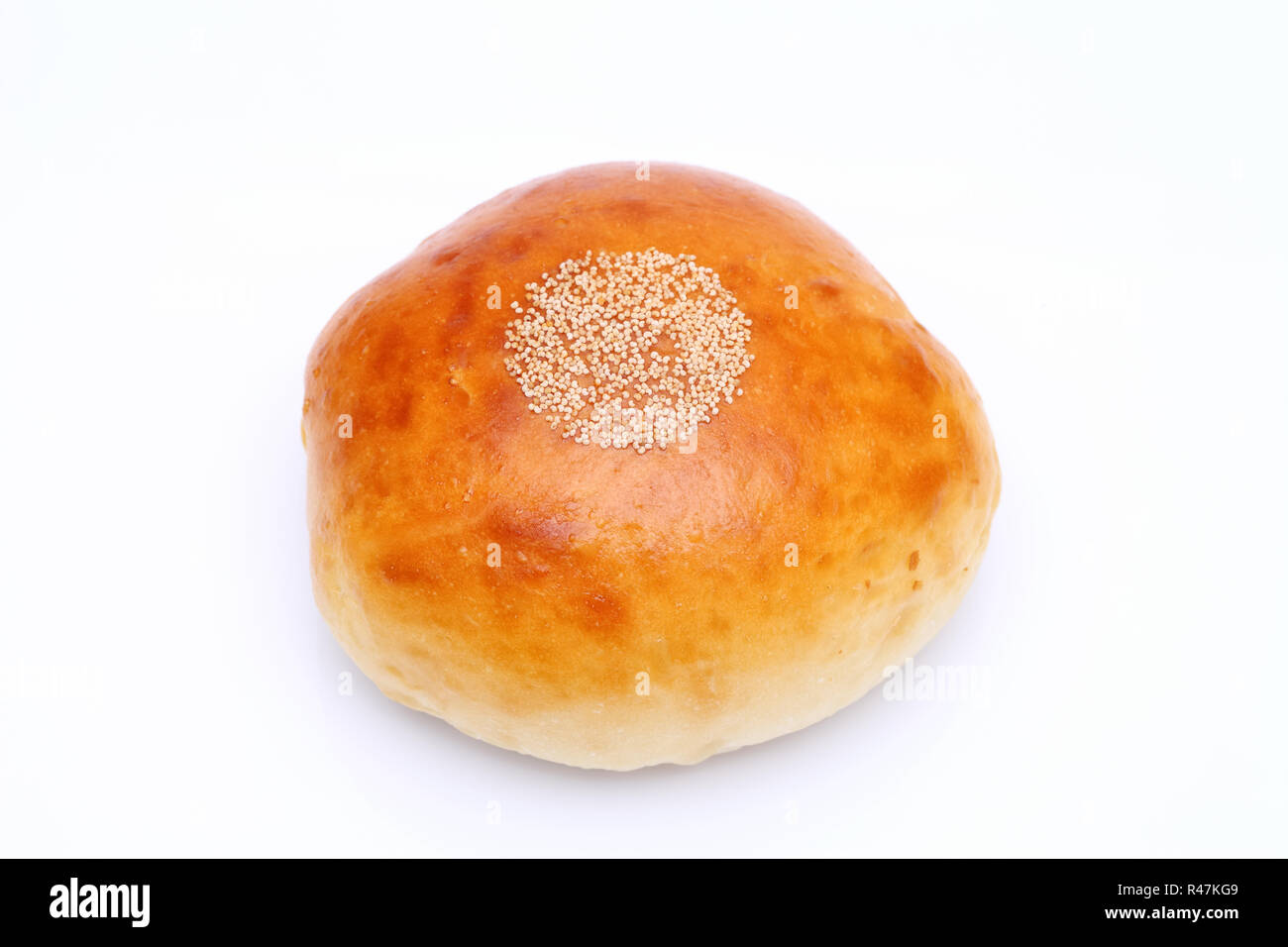 japanese red bean bread on white background, An-pan Stock Photo - Alamy