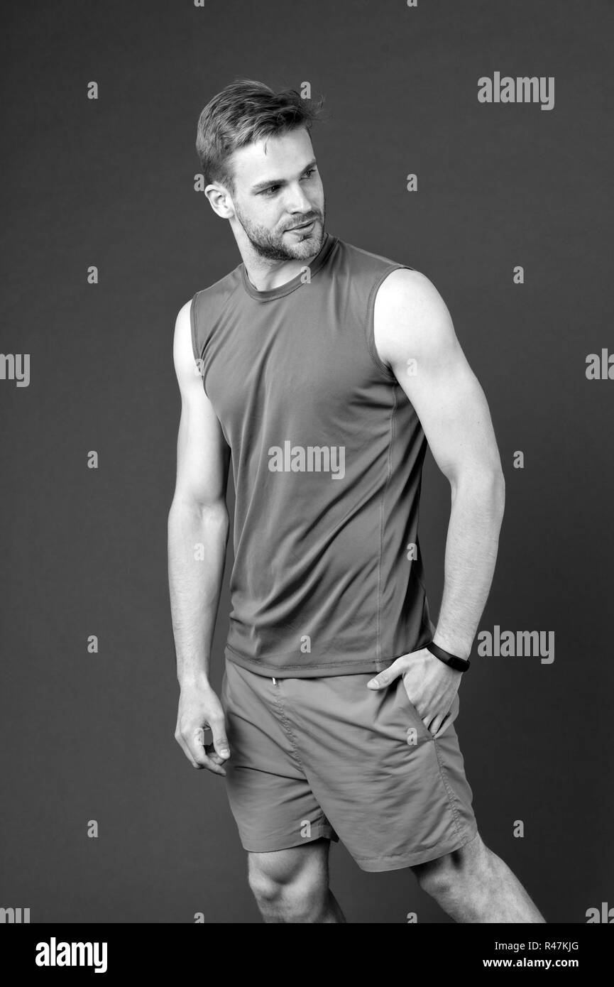 Man Guy Personal Trainer Coach Black and White Stock Photos & Images ...